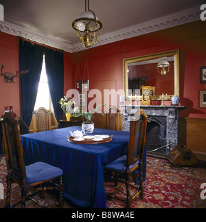 The Victorian Study at Sutton House, Hackney, London Stock Photo - Alamy