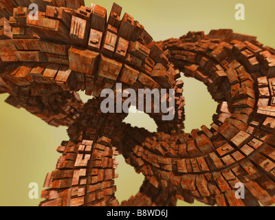 Abstract background with futuristic structure - digitally genera Stock ...