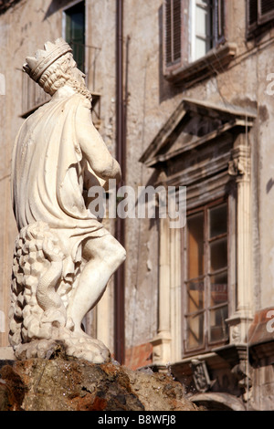 La Kalsa neighbourhood district in Palermo Sicily Stock Photo - Alamy