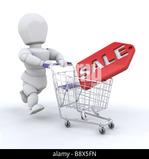 Someone hitting the sales Stock Photo - Alamy