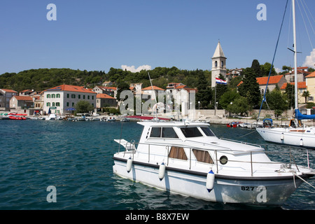 Prvic Luka on Prvic Island Croatia Stock Photo - Alamy