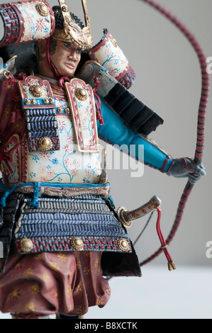 Painted Samurai figure Stock Photo - Alamy