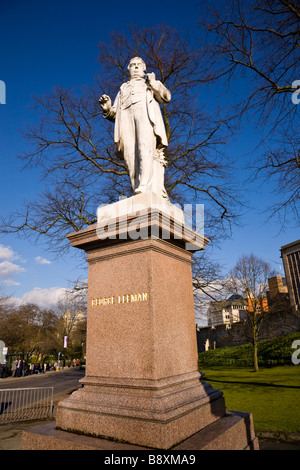 George Leeman statue, York, North Yorkshire, Yorkshire, England, United ...