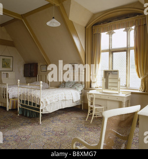 The night nursery on the second floor at Tyntesfield showing a bed ...