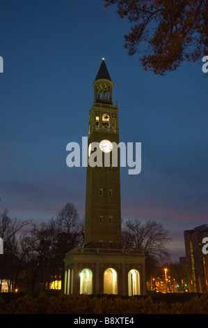 Morehead-Patterson Bell tower at University of North Carolina, NC ...