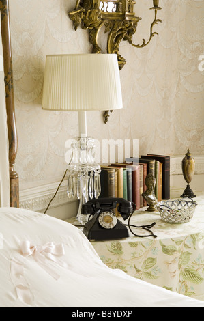 Lady Anglesey s bedroom at Plas Newydd on the Isle of Anglesey Wales ...