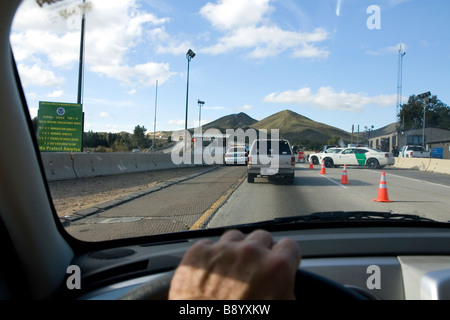 United States Border Patrol checkpoint on Interstate 8 west of El ...