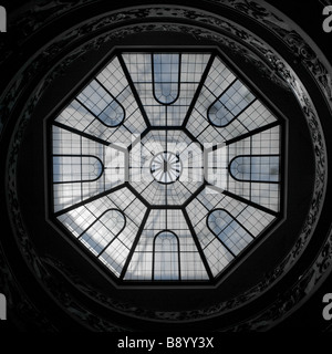 Stained glass window in Vatican museum, Vatican city, Italy Stock Photo ...