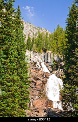 Hidden Falls. Grand Teton National Park. Wyoming State. USA Stock Photo ...