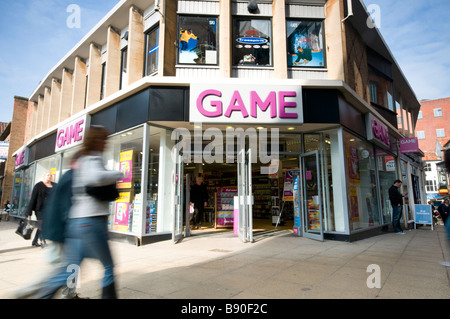 Game store, UK Stock Photo - Alamy