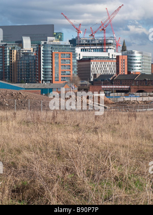 building sites around Manchester Stock Photo - Alamy
