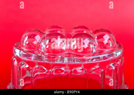 Tradditional Old fashioned Glass Jelly Mould Stock Photo - Alamy