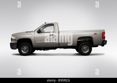 2009 Chevrolet Silverado 2500 HD in Silver - Rear angle view Stock ...
