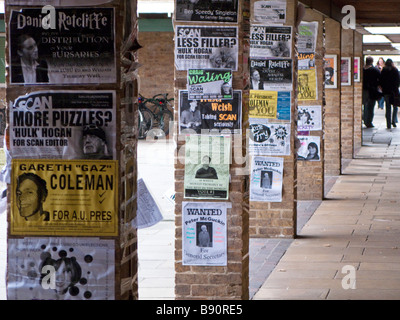 posters at lancaster university Stock Photo - Alamy