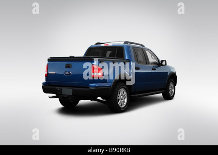 A rear view of a Ford Explorer SUV car with an 'I'm Sorry' license ...