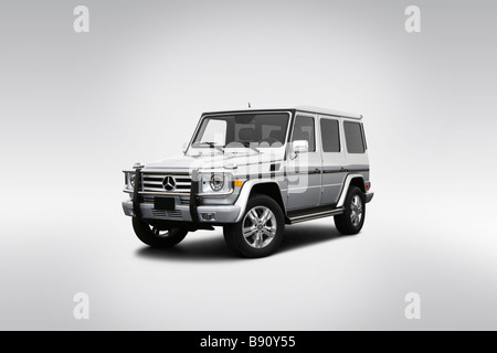 2009 Mercedes-Benz G-Class G550 in Silver - Drivers Side Profile Stock ...