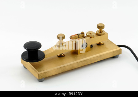Straight Telegraph Key Stock Photo - Alamy