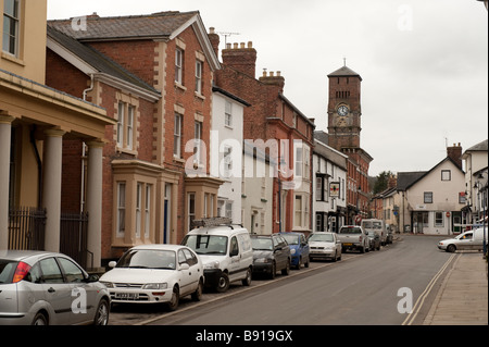 Broad Street, Presteigne, Powys, Wales Stock Photo - Alamy