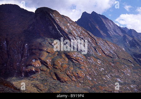 Uganda. Ruwenzori Range. Mountains of the Moon, from Fort Portal LOC ...