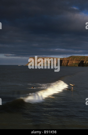 hunt cliff, saltburn Stock Photo - Alamy