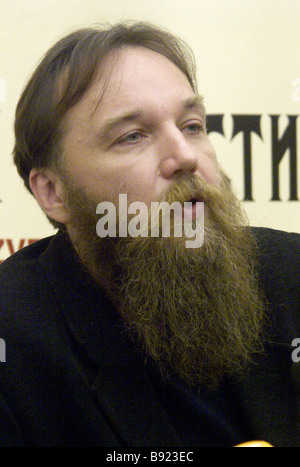 Alexander Dugin leader of the International Eurasian Movement attends ...