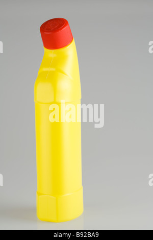 Yellow Bleach bottle Stock Photo - Alamy