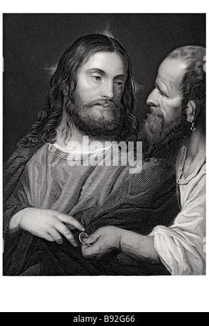 Jesus And Money Stock Photo - Alamy