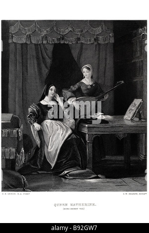 Catherine of Aragon (1485-1536), the first wife of King Henry VIII ...