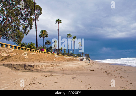 Butterfly Beach, Montecito, Santa Barbara County, California USA Stock ...