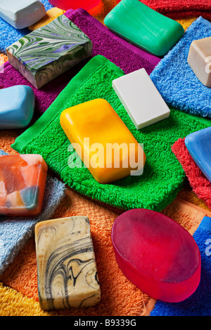 Wash clothes with soap Stock Photo - Alamy