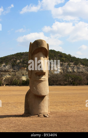 replica moai statue Stock Photo - Alamy