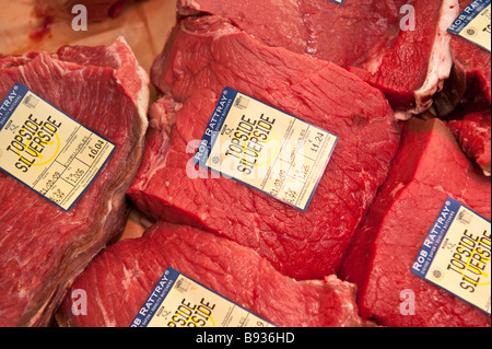 Beef topside raw Stock Photo: 26647881 - Alamy