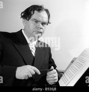USSR People s Artist conductor Konstantin Ivanov Stock Photo - Alamy