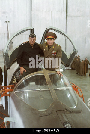 U.S Joint Chiefs Chairman General Joseph F. Dunford Jr. presents the ...