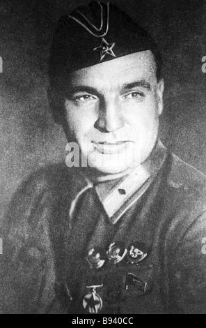 Pilot Valery Chkalov Hero of the Soviet Union 1904 1938 Stock Photo ...