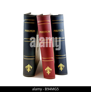 Three photo albums Stock Photo - Alamy