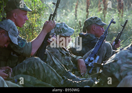 Russian airborne troops reconnaissance squads and other units had a ...