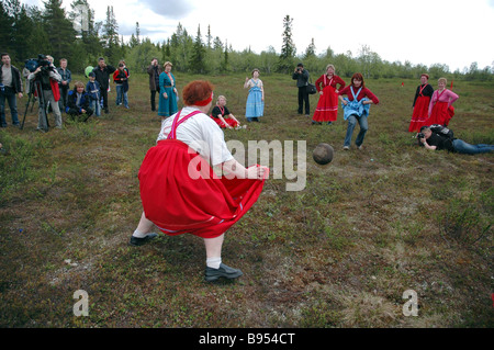 The Sami football the high spot at the traditional Saami games in the ...