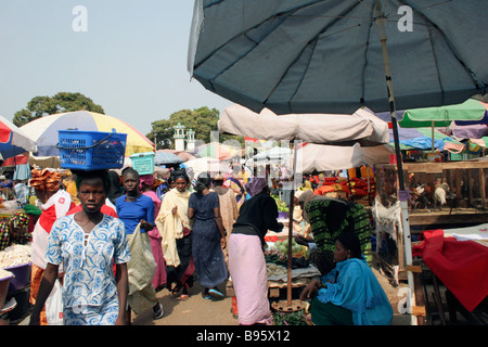 The Gambia Serekunda market woman selling tomatoes Stock Photo - Alamy