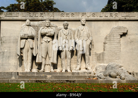 Lille a ses fusilles war memorial in Lille, France Stock Photo - Alamy