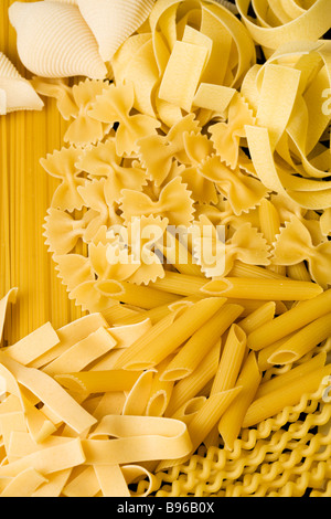Conchiglie rigate. Raw shell pasta isolated on white background Stock ...
