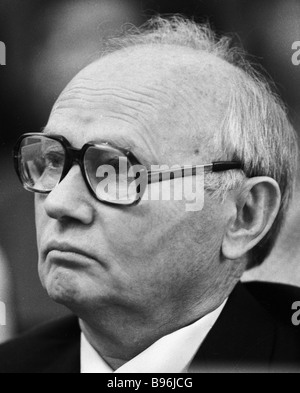 Chairman of the U S S R State Security Committee KGB Vadim Bakatin ...