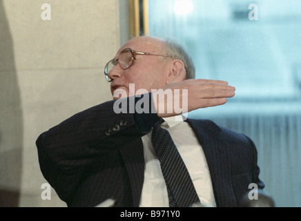 Chairman of the U S S R State Security Committee KGB Vadim Bakatin ...
