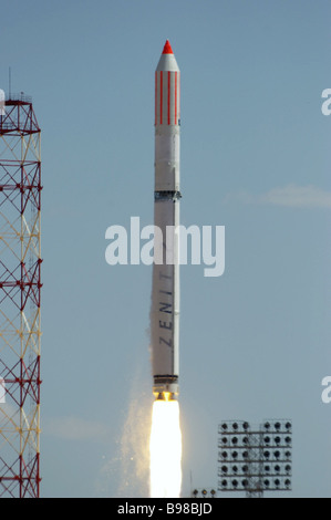 The Zenit 2 launch vehicle carrying a Kosmos satellite was launched ...