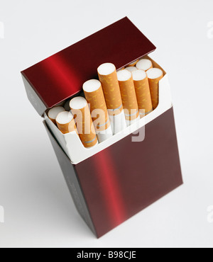 Cigarette Packet Cut Out Stock Photo - Alamy