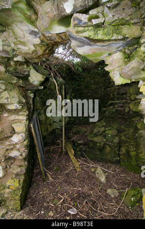 Entrance to spiral staircase at Blackhouse Tower Stock Photo - Alamy