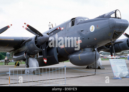 RAF Shackleton anti submarine aircraft being restored at the Imperial ...