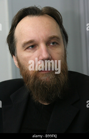 Alexander Dugin leader of the International Eurasian Movement attends ...