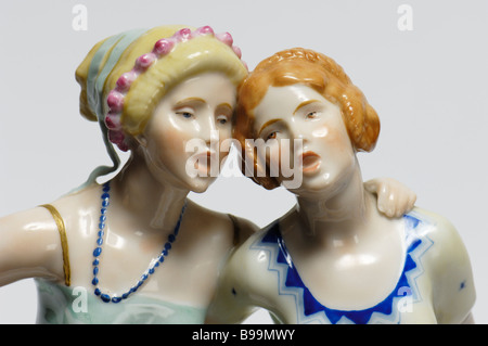An antique German, Thuringia, porcelain ornament circa 1900-1920 made ...