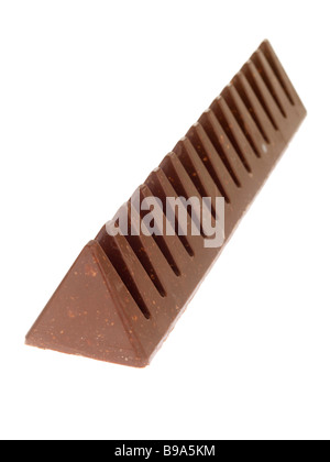 Bar of Triangular Shaped Honey And Nut Swiss Chocolate Dessert Bar ...